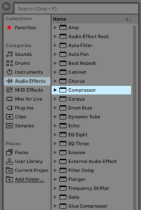 How to use the Ableton COMPRESSOR audio effect - PCAudioLabs