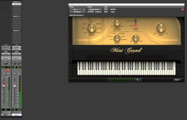 How to create and configure a MIDI track in Pro Tools