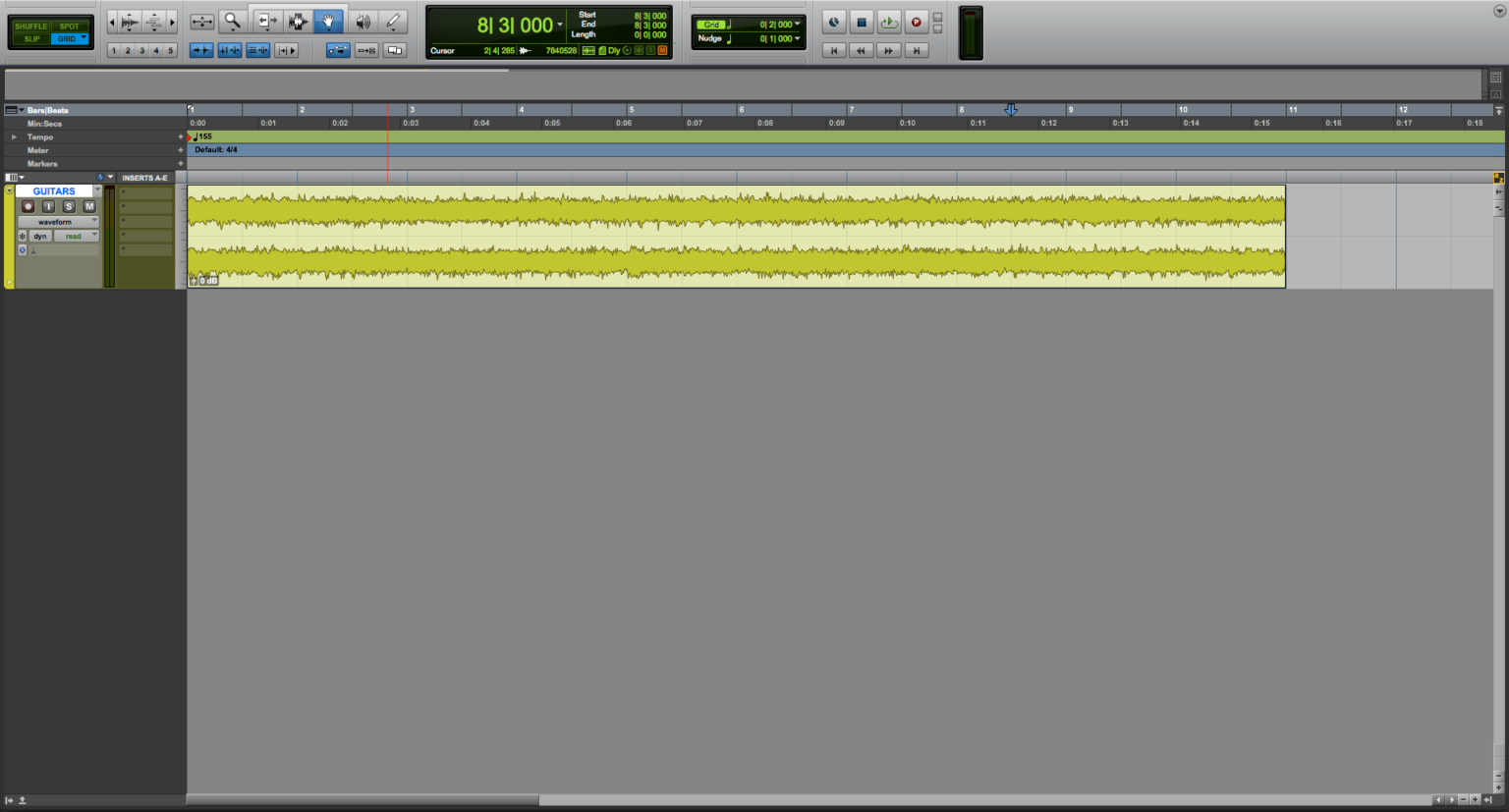 Trim Tool in Pro Tools