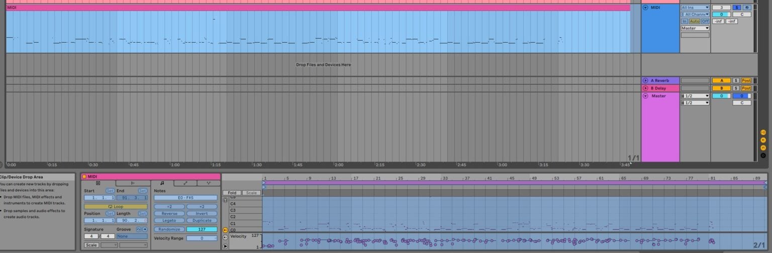 Convert MIDI tracks to Audio for Live Performance in Ableton